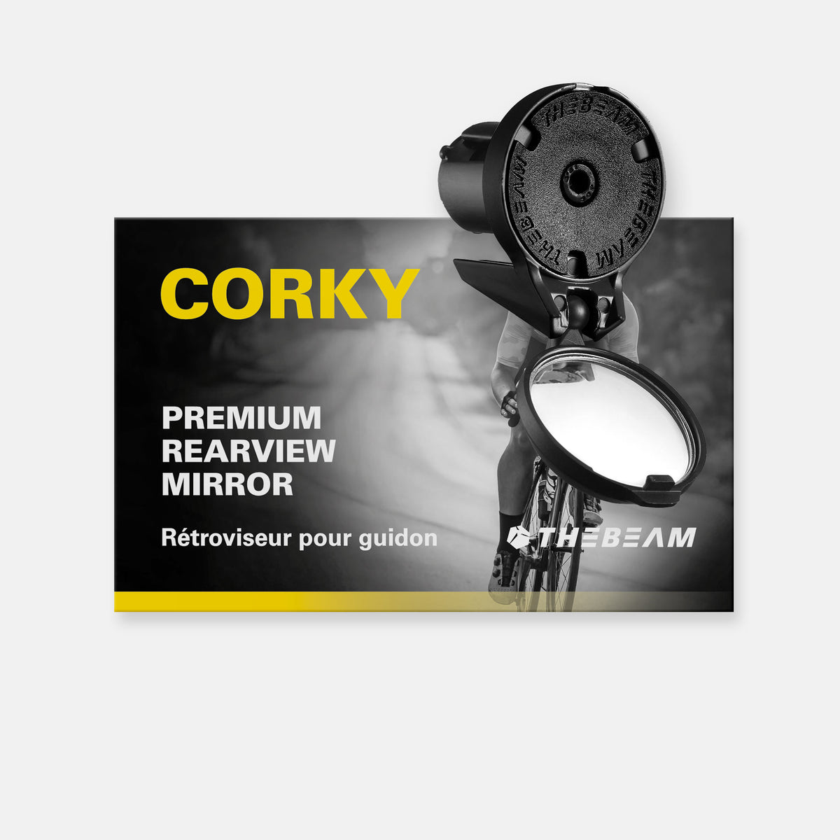 Corky | Drop Bar Rear View Mirror - The Beam USA